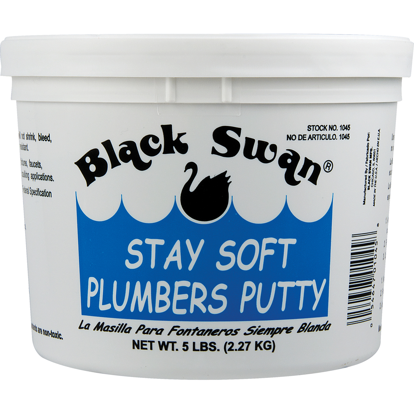 Stay soft stainless plumber's putty - 5 lb tub - Master Plumber®